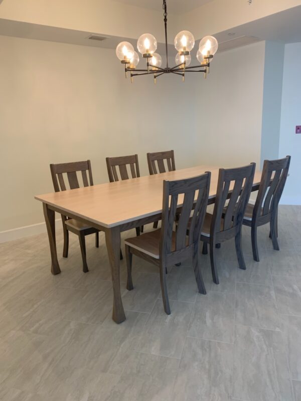 Concord Leg Table - modern twisted leg table - Contemporary Craftsman ...