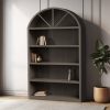 bookcase with curved top