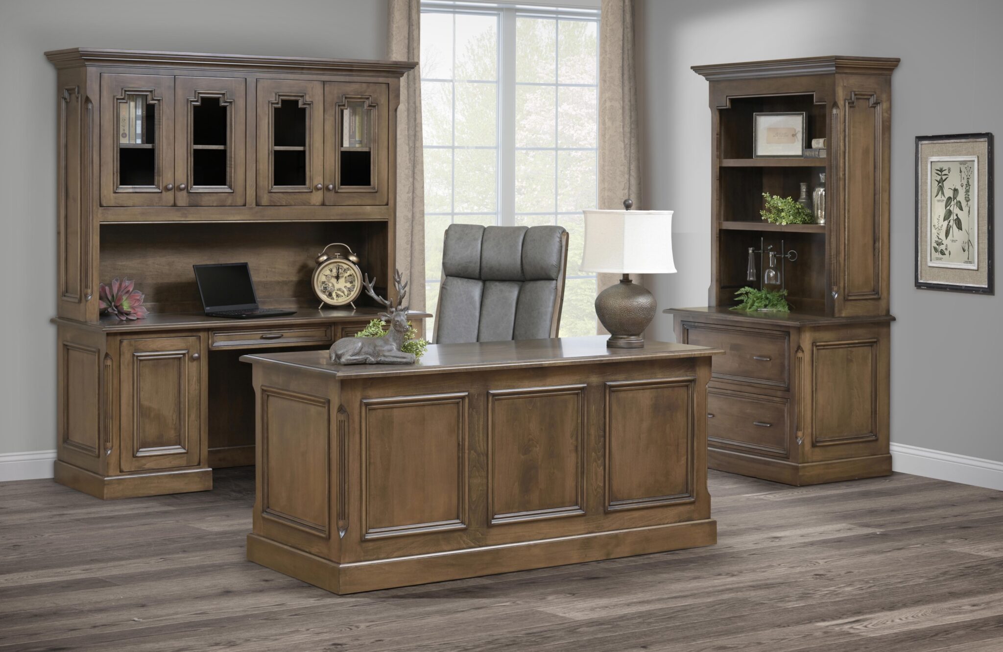 Kennedy Executive Desk: Contemporary Craftsman Furniture