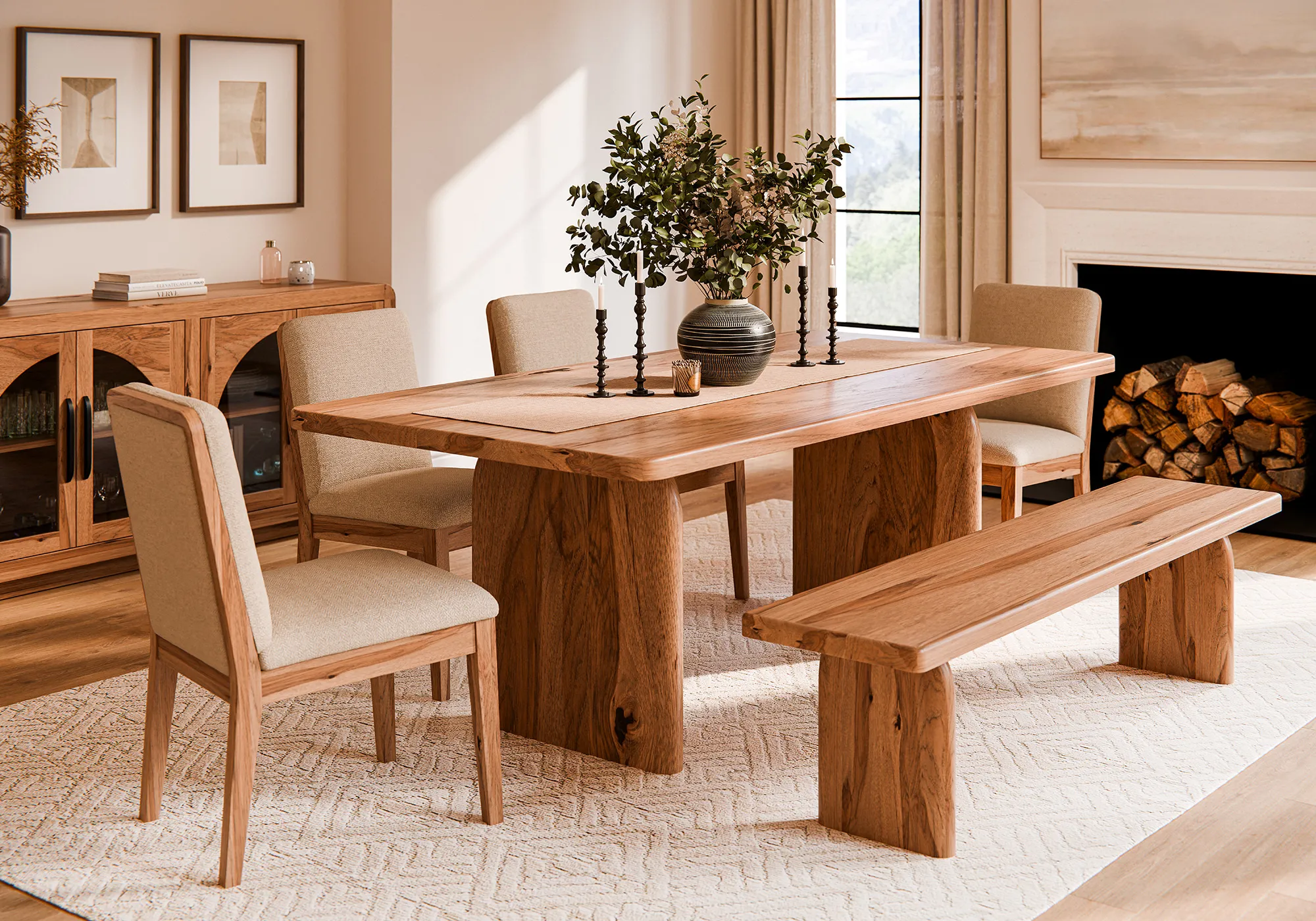 Darcy Trestle Table - Amish crafted trestle table - CCF